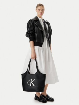 Calvin Klein Handtasche Calvin Klein Bold Ck LV04F3562G Schwarz