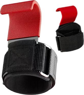 Generic Handgelenkband f&uuml;r Krafttraining und Gewichtheben,Griffhaken f&uuml;r Kraftheben | 2er-Pack Anti-Rutsch-Atmungsaktive Handgelenkb&auml;nder f&uuml;r Training Zu Haus