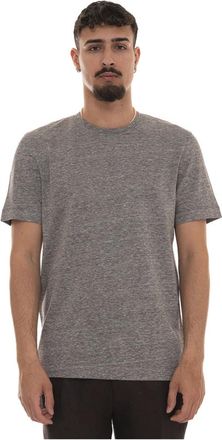 HUGO BOSS Homme, Tops, Brun, Taille: M H-Thompson-235 T-shirt &agrave; col rond