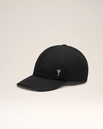 Ami Casquette Noire Rivet Ami De Coeur en Nylon Noir - TU - Unisex