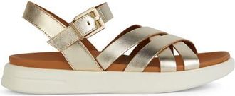 Geox Femme D Xand 2S B Sandales de Sport, Dor&eacute;, 39 EU