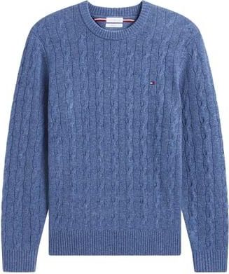 Tommy Hilfiger Pull col rond en laine m&eacute;lang&eacute;e