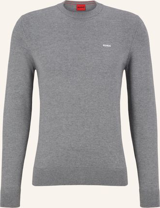 HUGO BOSS Hugo Pullover San Cudo-1 Regular Fit grau