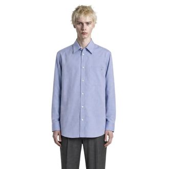 Valentino Oxfordhemd mit VGold - - Shirts - Herren - Blau - XL