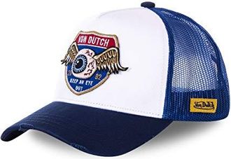 Von Dutch Casquette Homme & Femme Ajustable, Casquette Baseball, Durable, Coupe décontractée et Doux, Blanc Taille TU