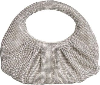 twentyfour Femme, Sacs, Gris, Taille: ONE Size Mezzaluna Clutch