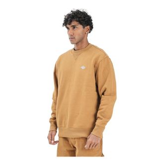 Dickies Homme, Sweatshirts et sweats &agrave; capuche, Brun, Taille: XL Summerdale Crewneck SweaT-shirt