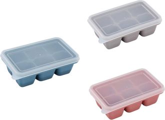 Cabilock 3St Eiswürfelform Eisgitter Eiswürfelbehälter aus Silikon mit Deckel eiswürfelkühler eiswürfel kühler Silikonformen Eisformen Mini-Eismaschine Formen 