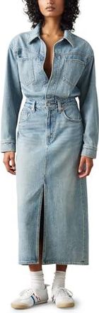 Levi's Femme Robe-Chemise mi-Longue Denim Feeling This Blue 34
