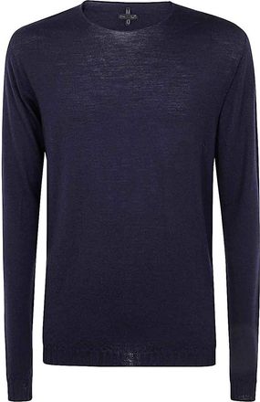 MD75 Rundhalspullover - Blau