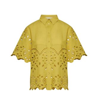 Silvian Heach Damen, Blusen & Hemden, Orange, 2XSGr&ouml;&szlig;e