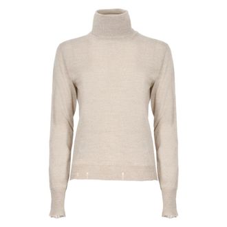 Golden Goose Femme, Pulls, Beige, Taille: 40 FR Demilee Sweater