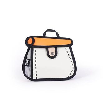 Generic Paperdope SliceTote - Sac fourre-tout 2D de style bande dessin&eacute;e kawaii | Sac &agrave; bandouli&egrave;re unique et insolite pour femmes et adolescentes filles, sac