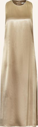 PESERICO Peserico Satinkleid Mit Schmucksteinen gruen