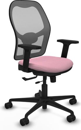 Piqueras y Crespo Computerstuhl mit 2D-Armen, h&ouml;henverstellbare Lendenwirbelst&uuml;tze, ausgestattet mit Syncro/Traslack und eingespritztem Schaum. Mit Rollen von 65 mm Nyl