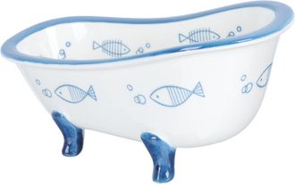 TOPBATHY Keramik-Badewanne, Salatschüssel, Joghurt, Eiscreme, Puddingbecher, Milchschale, Seifenhalter, Duschstange, Seifenschale für Zuhause, Badezimmer, Küch