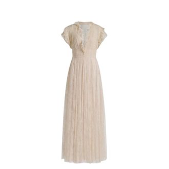 Alberta Ferretti Damen, Kleider, Beige, SGr&ouml;&szlig;e