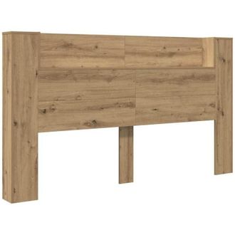 vidaXL Kopfteil Schrank Eiche handwerklich 180 x 17 x 104,5 cm Vidaxl