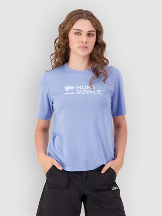 Mons Royale Merino Icon Relaxed Haut technique bleu