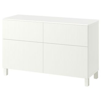 IKEA BEST&Aring; Aufbewkomb.+T&uuml;ren/Schubladen