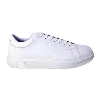 A|X Armani Exchange Wei&szlig;e Ledersportschuhe - - Shoes - Herren - Wei&szlig; - 46 EU