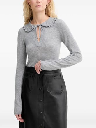 Munthe Livo tie sweater - Grau
