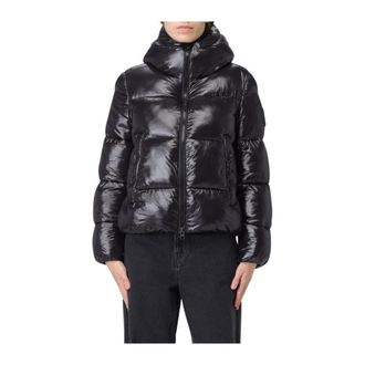 Save The Duck Schwarze Winterm&auml;ntel f&uuml;r M&auml;nner - - Jackets - Damen - Schwarzk - L