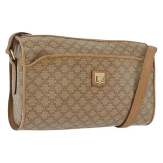 Celine Sac bandouli&egrave;re vintage en toile Pre-owned - Femme - Pre-owned - Beige - Taille: ONE Size