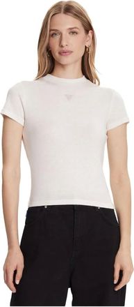 Guess Femme, Tops, Beige, Taille: 38 FR T-Shirt