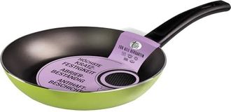 STONELINE VERY TITAN Po&ecirc;le &agrave; frire 24 cm, verte, compatible avec les plaques &agrave; induction, po&ecirc;le &agrave; rev&ecirc;tement antiadh&eacute;sif, pour r&ocirc;tir &agrave; faible teneur en huile et