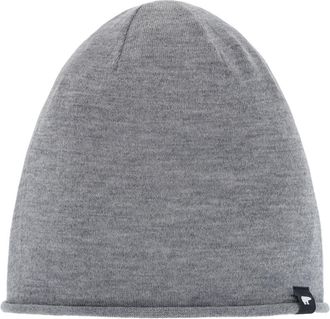 Eisb&auml;r M&uuml;tze Herren & Damen Pulse Oversized Grau - Merino Beanie Unisex atmungsaktiv thermoregulierend leichte Laufm&uuml;tze unterm Helm Sportm&uuml;tze weiche Bequem