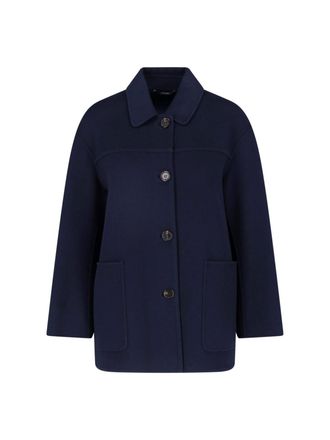 Max Mara Short Virgin Wool Coat
