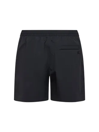 Burberry Mens Swim Shorts Black Nylon Polyamide Beachwear Sea Clothing