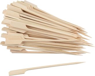 Fackelmann Fackelmann Fingerfood-Sticks 50er Set - Spie&szlig;e aus Holz f&uuml;r kleine Snacks - 50 Party-Picker f&uuml;r H&auml;ppchen, Kanapee, Fingerfood und Co. - ca. 15 cm lang