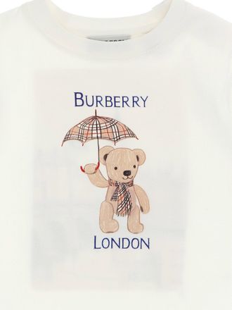 Burberry Thomas Bear Graphic Print T-Shirt - Cream