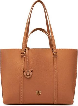 Pinko Handtasche Carrie Shopper Big AI 24-25 PLTT 102832 A1LF Beige