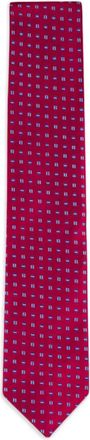 Eton cravate &agrave; motifs de pois - Rouge