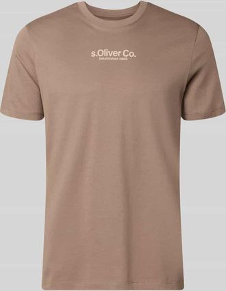 s.Oliver Red Label Regular Fit T-Shirt aus reiner Baumwolle