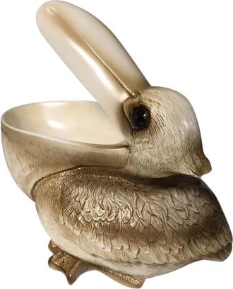 SOLUSTRE Resin Toucan Schl&uuml;sselhalter Dekofigur f&uuml;r B&uuml;ro Schreibtisch Organizer und Aufbewahrung von Schmuck S&uuml;&szlig;igkeiten und Schl&uuml;sseln Praktisches Desktop Acc