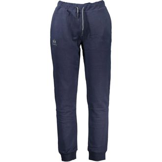 La Martina Blaue Sport Baumwollhose mit Druck - - Trousers - Herren - Blau - XL