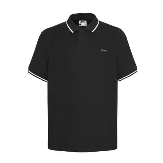 Slazenger Tipped Herren Polo Poloshirt T Shirt Kurzarm Classic Fit Tee Top XXXXL