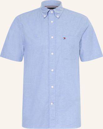 Tommy Hilfiger Kurzarm-Hemd Regular Fit blau