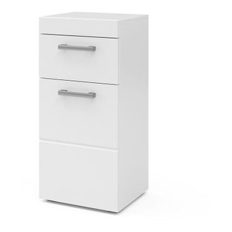 Vicco Meuble de rangement de salle de bain Luna, Blanc, 37 x 79 cm