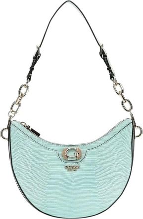 Guess Femme, Sacs, Vert, Taille: ONE Size Orlina Sac Bandouli&egrave;re Haut Zipp&eacute;