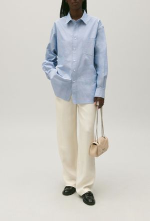 Claudie Pierlot Chemise coton bleu ciel