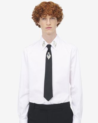 Alexander McQueen Krawatte mit Kristallspiegelstickerei - Item 8475354036E1000