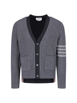 Thom Browne Virgin Wool Button Cardigan