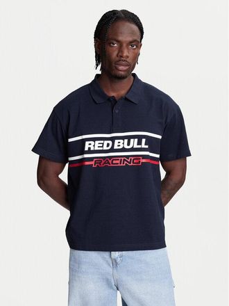 Pepe Jeans London Poloshirt Red Bull Racing Moto Panel RM540017 Dunkelblau Regular Fit