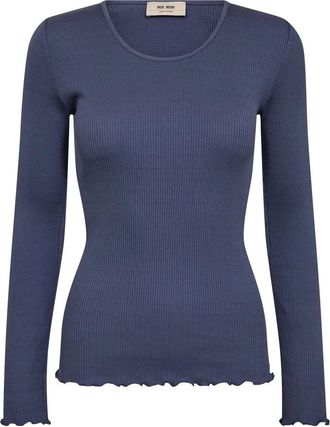 Mos Mosh MOS Mosh, Femme, Tops, Bleu, Taille: 40/42 FR Long Sleeve Hauts