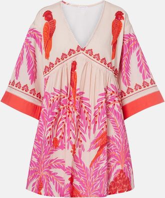 Poupette St Barth Robe Mahault imprim&eacute;e en coton